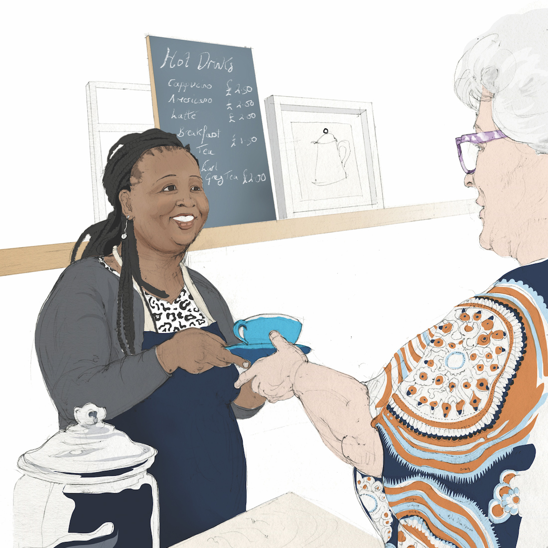 Nick Ellwood | ESOL illustrated brochure – Migration Yorkshire