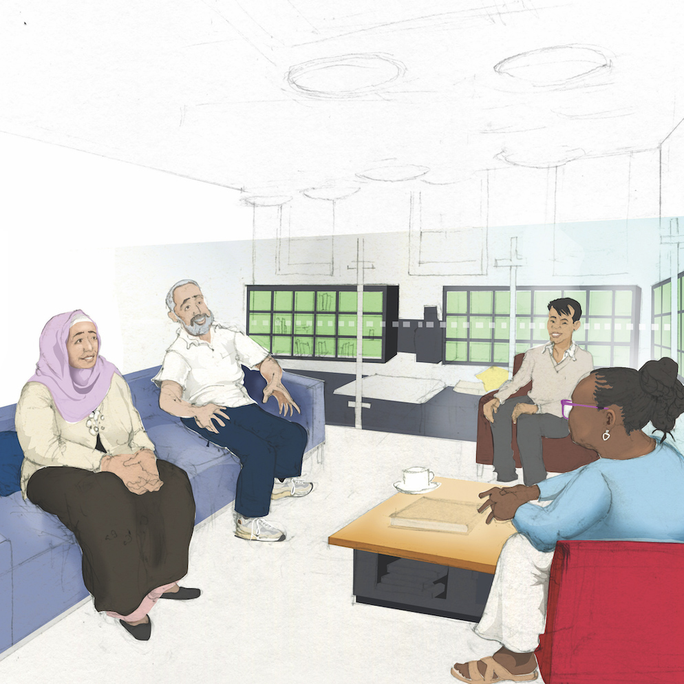 Nick Ellwood | ESOL illustrated brochure – Migration Yorkshire