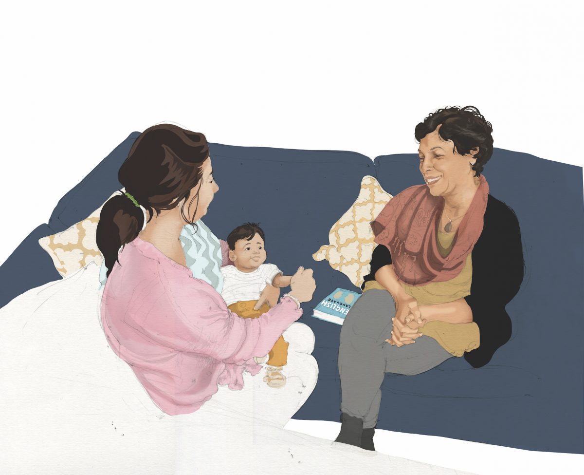 Nick Ellwood | ESOL illustrated brochure Migration Yorkshire