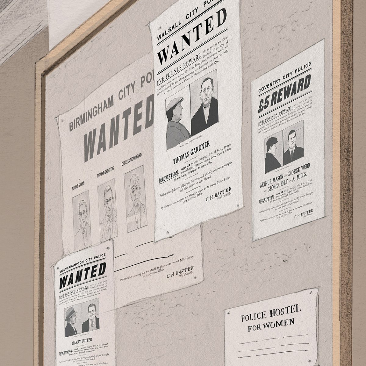 Real Western Wanted Poster